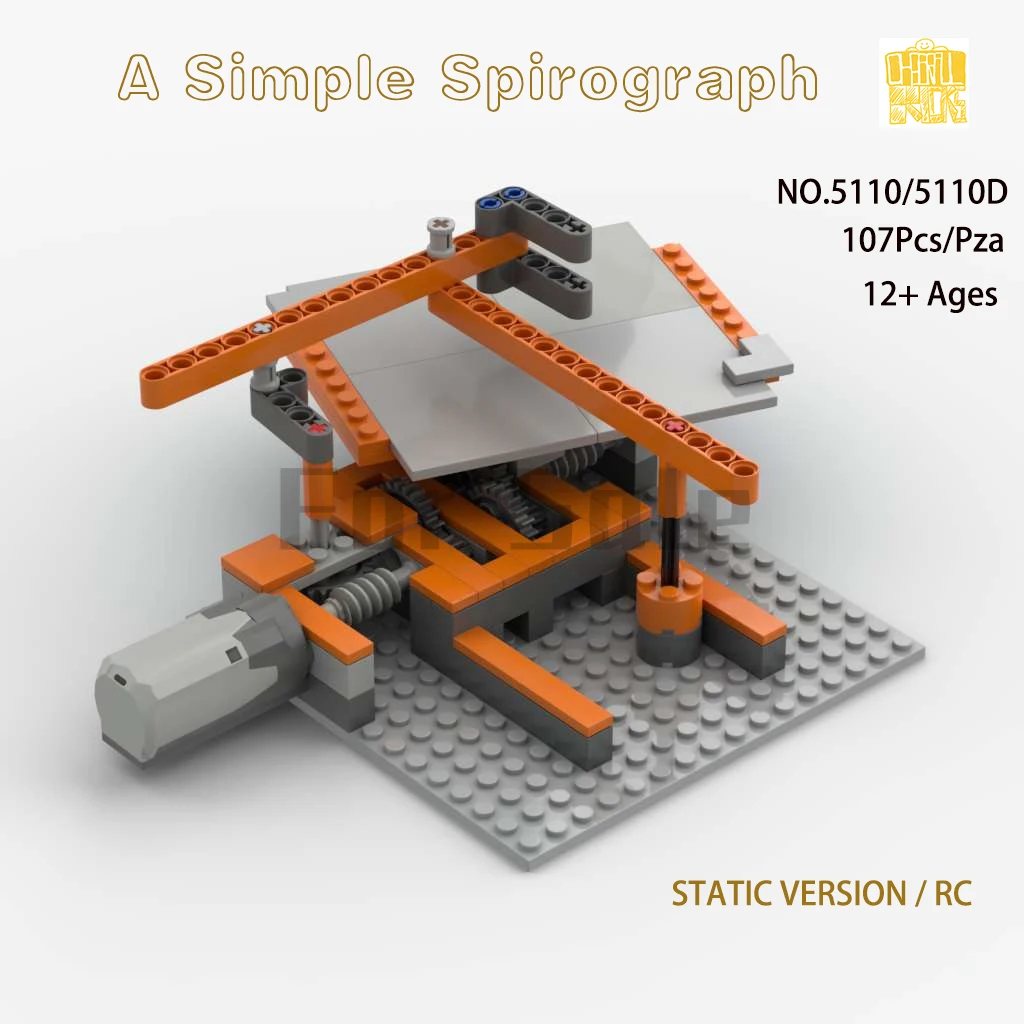 Moc-5110-Mini-Plotter-Stijl-Tekening-Machine-Model-Met-Pdf-Tekeningen-Bouwstenen-Verjaardag ...