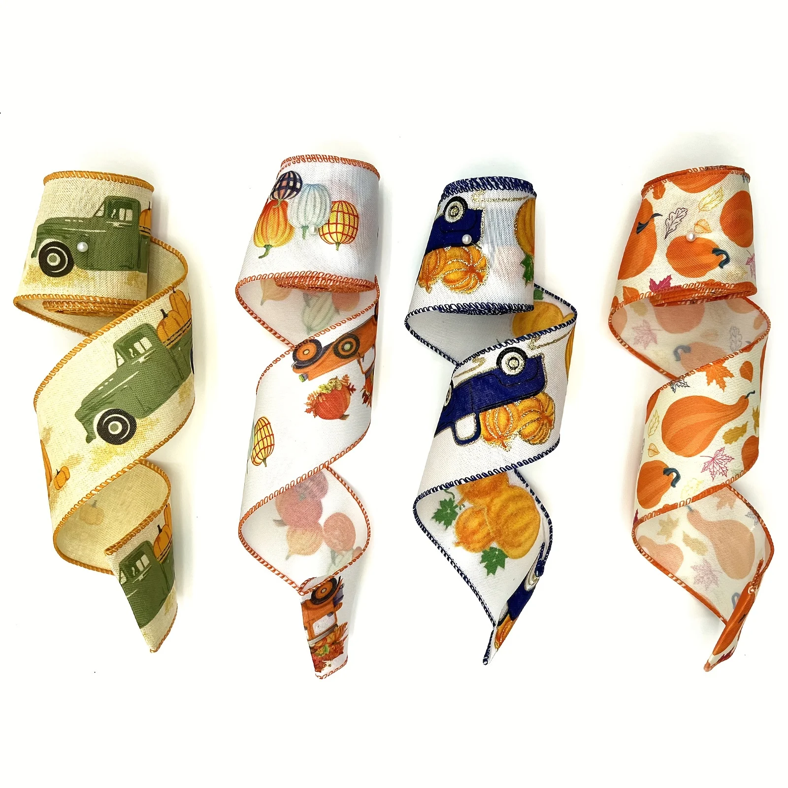 1pc-5-Yards-Fall-Harvest-Ribbon-Thanksgiving-Wrapping-Ribbon-Plaid ...