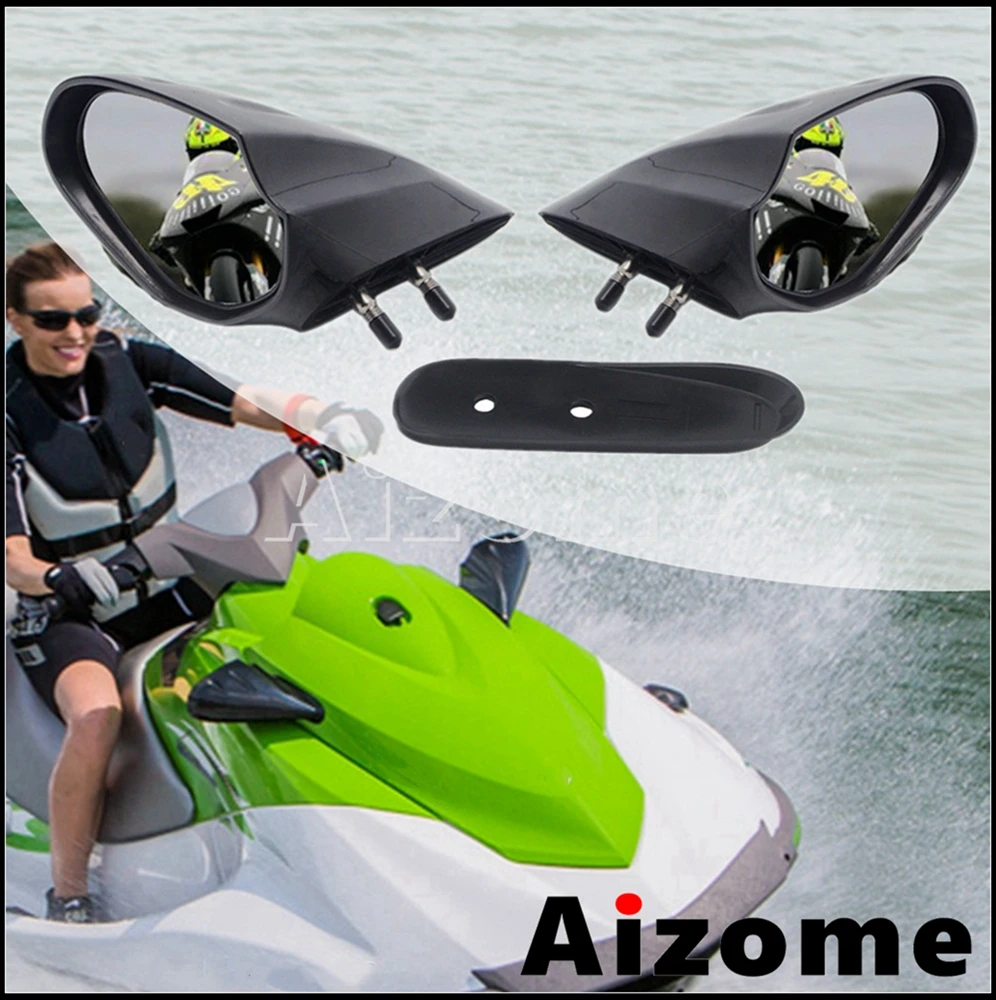 Jet Ski Motorboat Mirrors Rearview Side Mirrors For Yamaha Waverunner ...