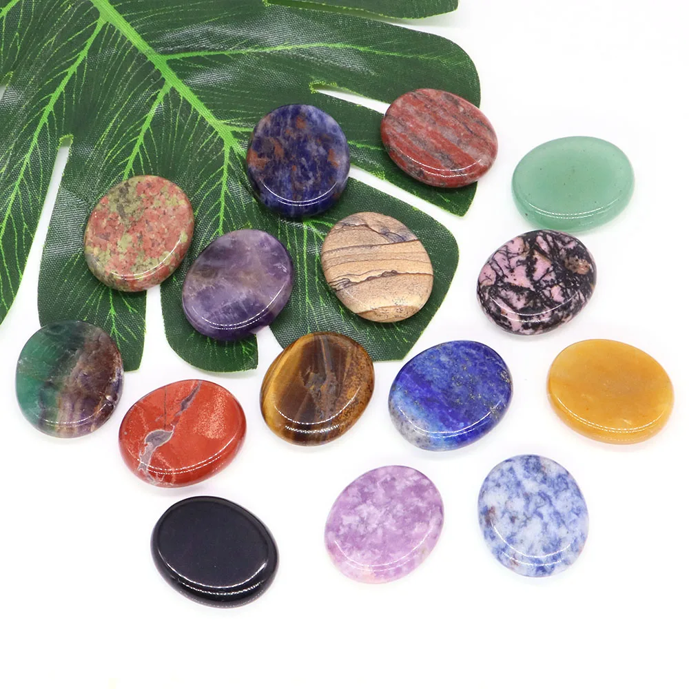 30mm-Mini-Oval-Thumb-Flake-Energy-Pocket-Worry-Stone-Natural-Healing ...