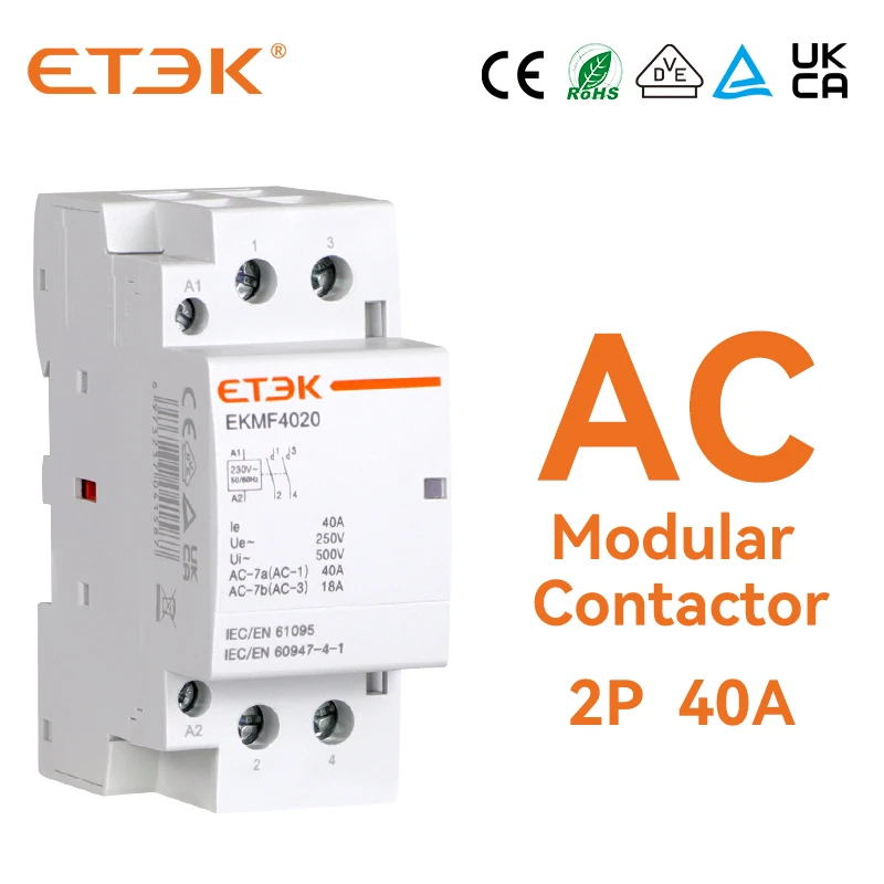 Ac Contactor Single Phase | Contactors Ac 220v 40a | Electric Contact ...