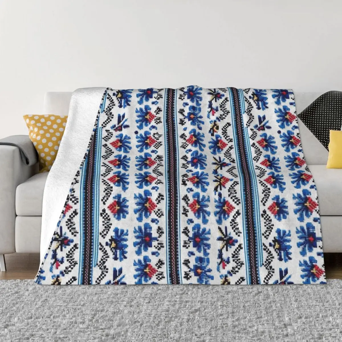 Ukrainian-Vyshyvanka-Embroidered-Bohemian-Blanket-Flannel-Winter ...