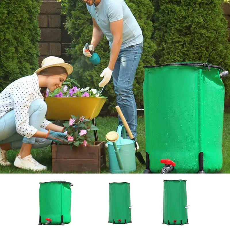 Collapsible-Rain-Barrel-Water-Collector-Garden-Container-Water-Storage ...