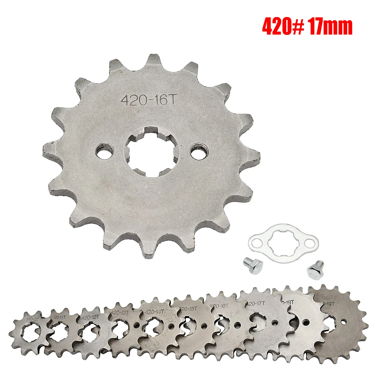 Front-Engine-420-17mm-10T-11T-12t-13T-14T-15t-16t-17T-18t-19T-Toothed ...