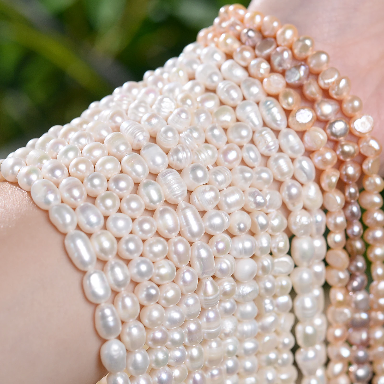 Perles-d-Eau-Douce-Naturelles-de-Haute-Qualit-en-Forme-de-Riz-Jolie-on ...