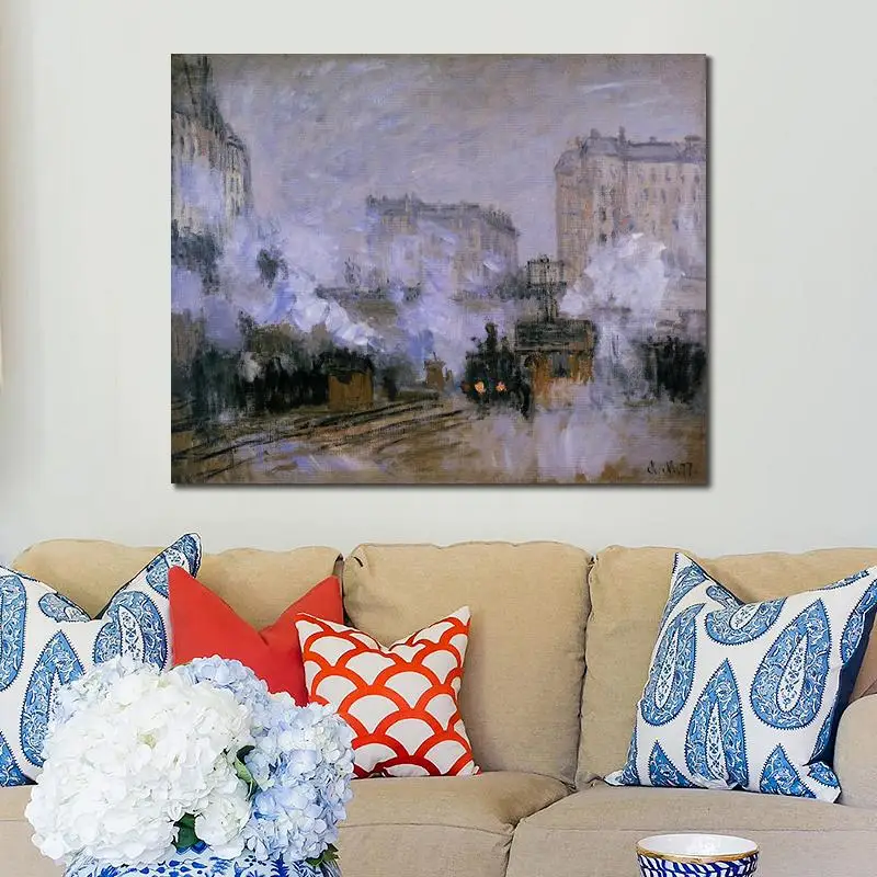 Claude Monet Impressionism Train Station