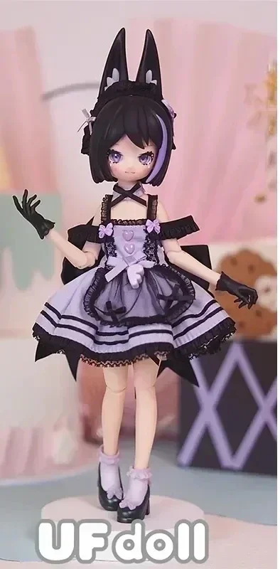 Figura original de la serie Mini Tea de Ufdoll, caja ciega, muñeca Bjd móvil, serie de ...