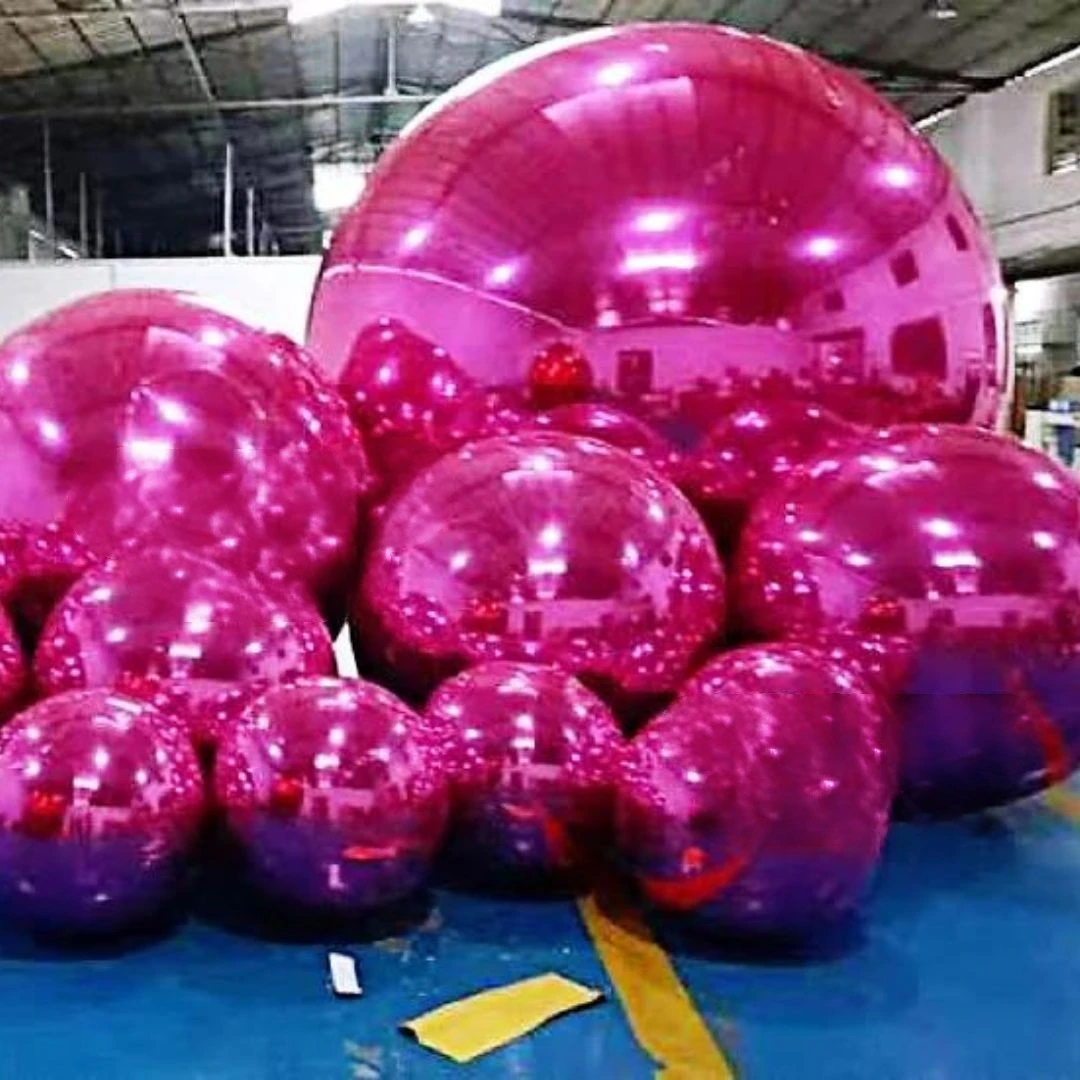 PVC-Inflatable-Reflective-Balloon-Inflatable-Christmas-Mirror-Balloon ...