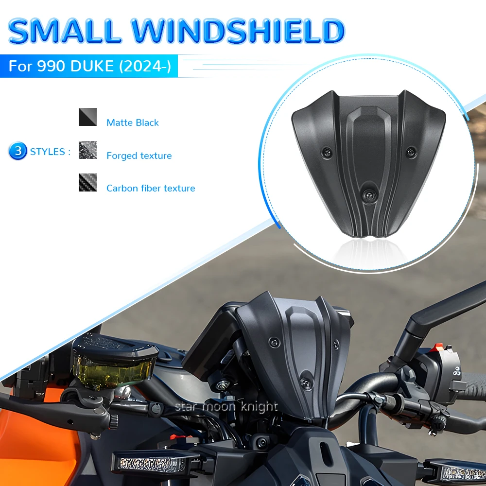 Motorcycle Accessories Fly Screen Front Small Windshield Fairing 990 ...