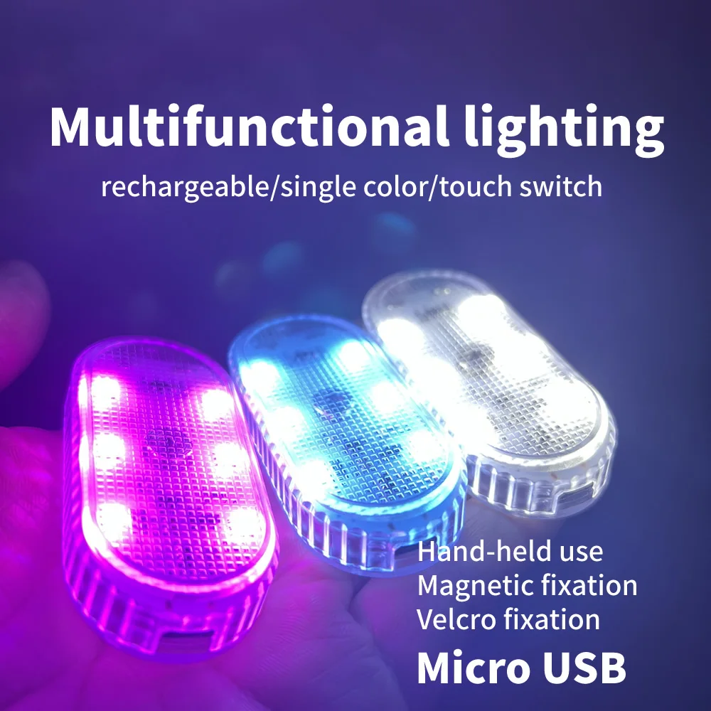 Car-Interior-Dome-Light-Finger-Touch-Sensor-Reading-Lamp-5V-LED-Car ...