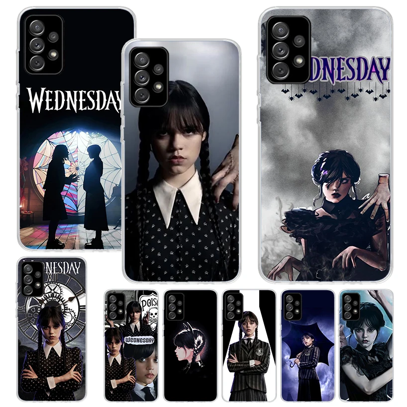 Wednesday Addams Print Soft Case For Samsung Galaxy A53 A52 A13 A12 A33 ...