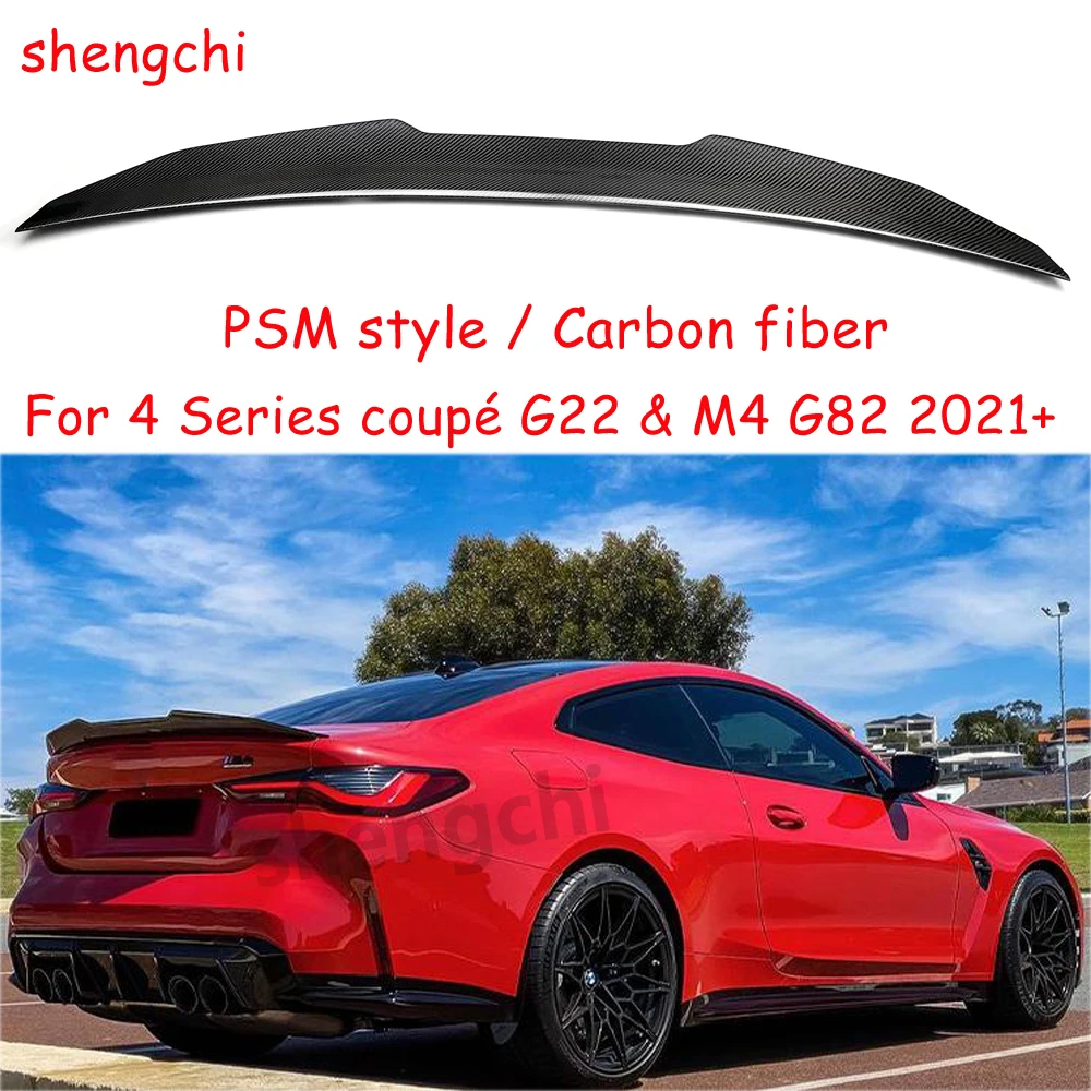 G22 PSM Style Real Carbon Fiber Rear Trunk Spoiler for BMW 4 Series 2 ...