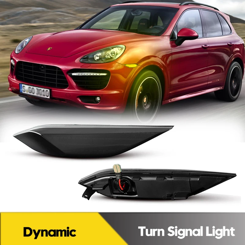 2Pcs-Dynamic-LED-Side-Marker-Lights-Turn-Signal-Blinker-Indicator-Lamps ...