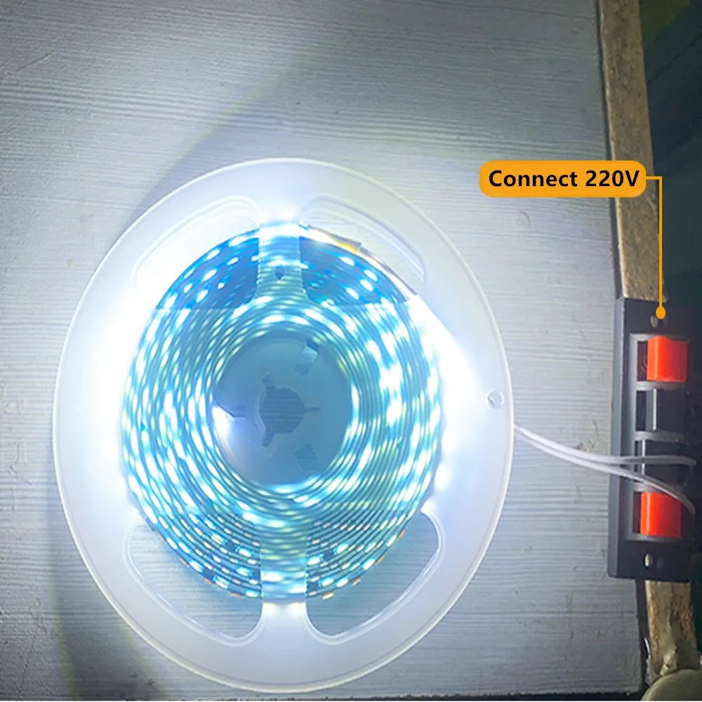 Светодиодная лента 220 В 2835 120Led s/M 5M 10M 20M IP20 IP67 ...