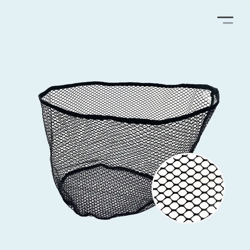 Fishing-Net-Mesh-Bag-Silicone-Landing-Net-High-Density-Tackle ...