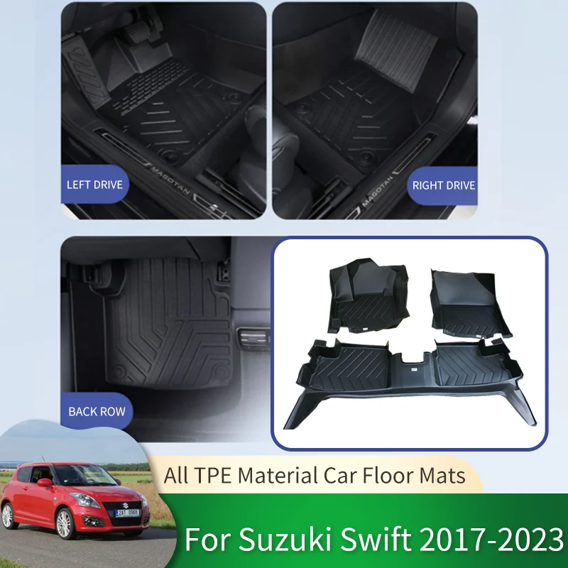Alfombrillas-antideslizantes-impermeables-para-Suzuki-Swift-A2L-MK3 ...