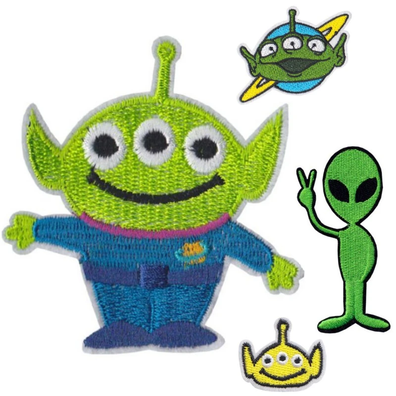 Disney parches bordados de Alien Toy Story para ropa, parches ...