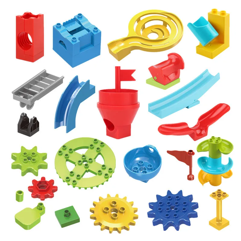 NEW-Special-Marble-Race-Run-Rolling-Ball-Track-Parts-Slide-Funnel-Swing ...