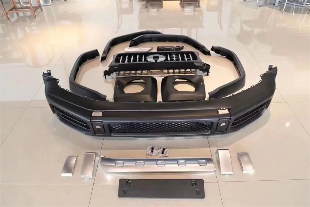 Car-body-kit-Front-rear-bumper-assembly-surround-grill-headlighttail ...