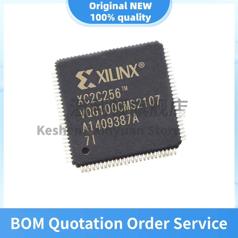 XC2C256-7VQG100I-QFP-Complex-Programmable-Logic-Device-IC-Chip-is-brand ...