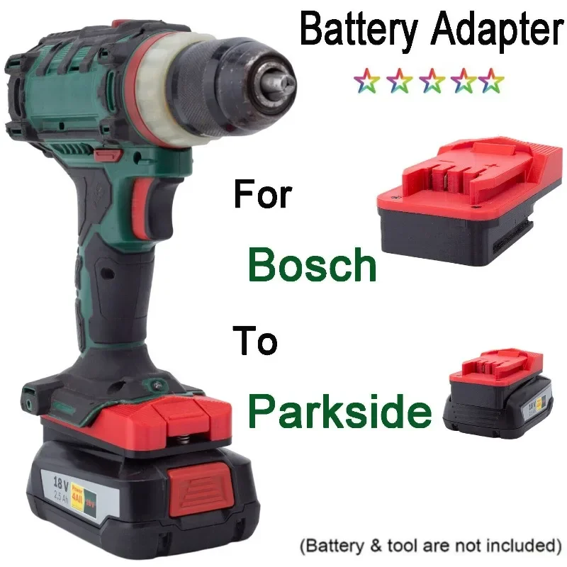 For-Bosch-Home-Garden-Green-18V-Battery-Adapter-Converter-To-Parkside ...