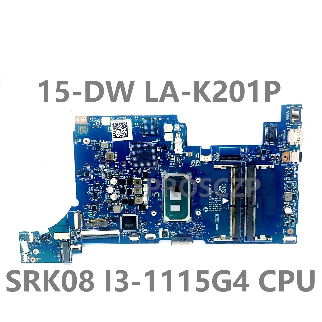 For-HP-15-DW-15T-DW-Laptop-Motherboard-GPT52-LA-K201P-Mainboard-With ...