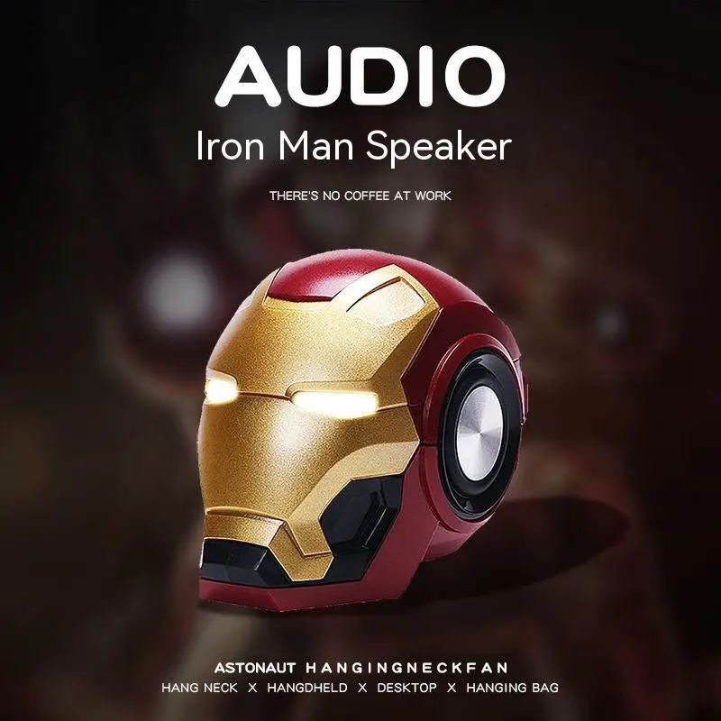 Wireless Bluetooth speaker, Hornet Iron Man Bluetooth speaker, high ...