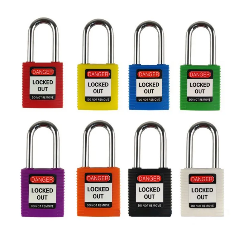 10-Pcs-lot-38mm-Multicolour-Lockout-Padlocks-Open-By-Same-Keys-Steel ...