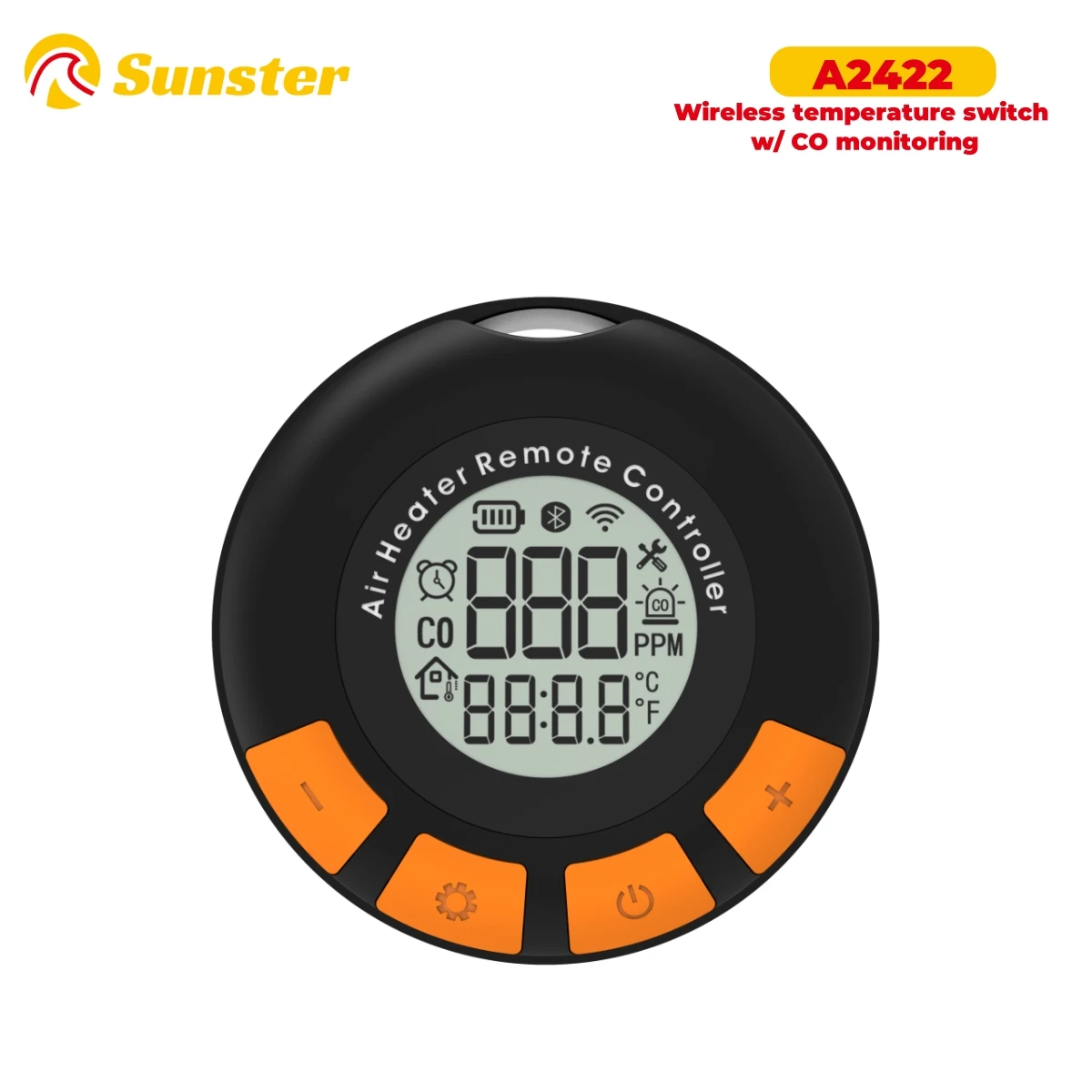 A2422 Upgraded Wireless Temperature Sensing Switch with CO monitoring ...