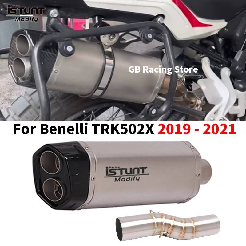 Motorcycle-Exhaust-For-Benelli-TRK502X-502X-TRK-2019-2020-2021-Full ...
