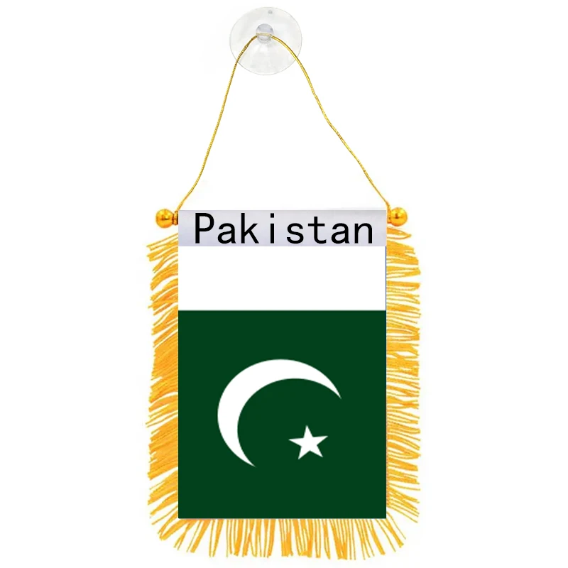 Directly Delivery Car Window Decoration Stain Bunting Pennant Pakistan ...