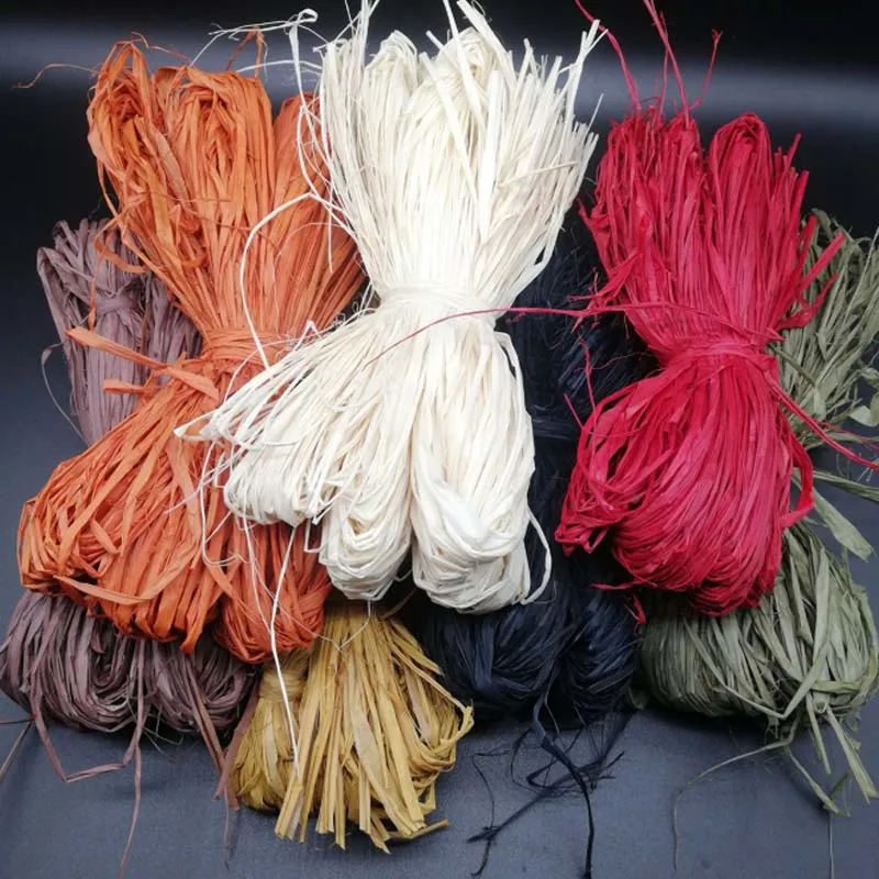 Hierba-de-rafia-te-ida-Natural-te-ido-ecol-gico-decoraci-n-de-boda-ramo ...