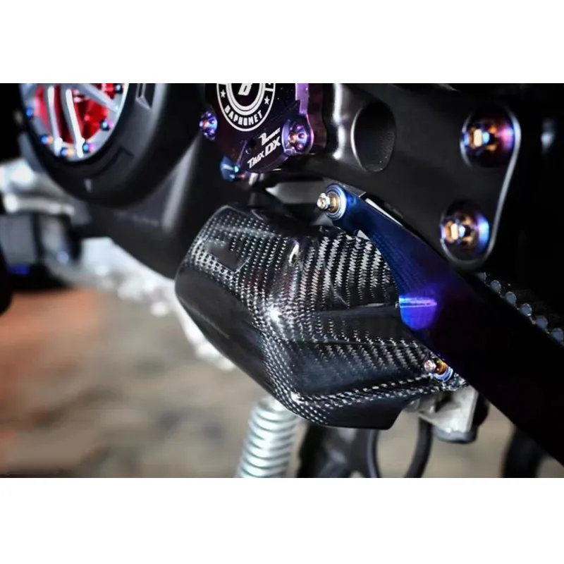 For YAMAHA T-MAX 560 530 17-20 Real Carbon Fiber Frame Middle Column ...