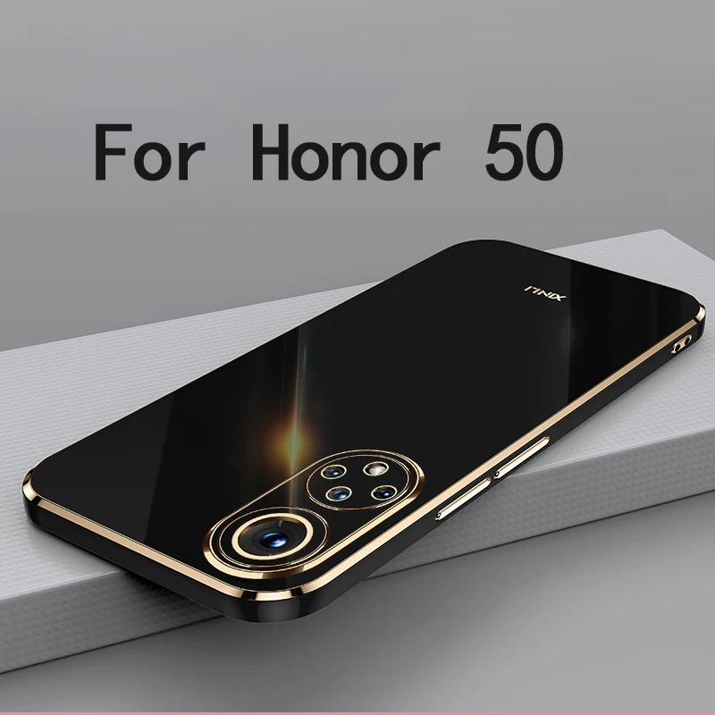For Honor 50 Case Soft TPU Case For Honor 50 Anti-fingerprint Camera ...