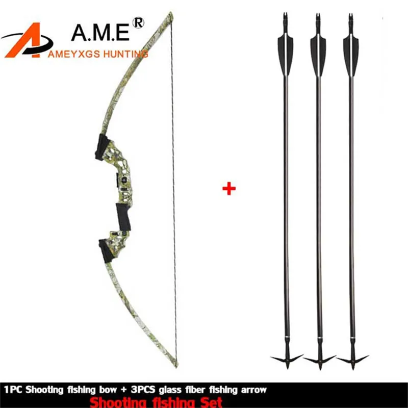 40lbs Bow Fishing Arrowhead Archery Arrow Reel Spincast Reel Slingshot Recurve Compound Bow ...