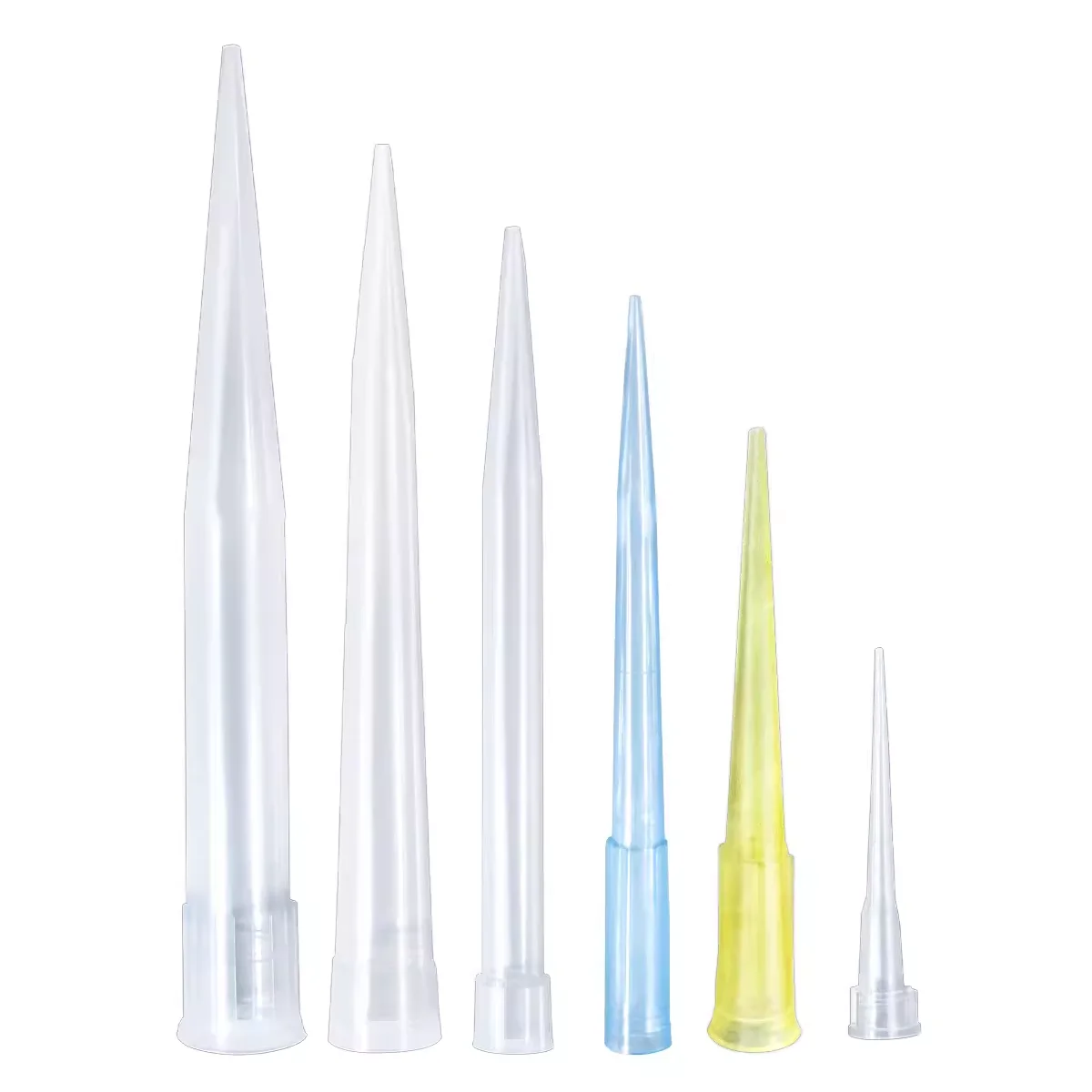 A pack of pipette tips disposable plastic polypropylene material 10/200 ...