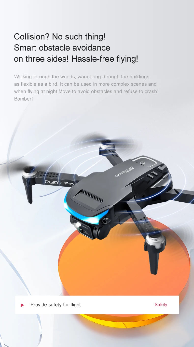 RG107 Mini Drone 4k Profesional Optical Flow Positioning Drones – 5 Star Drones