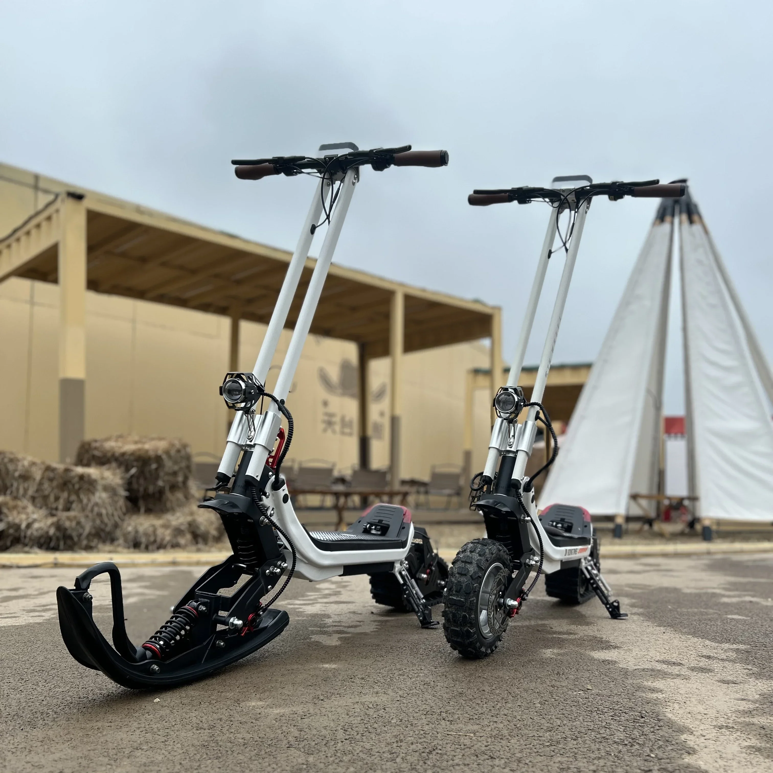 New-Arrival-Electric-Snow-Scooter-Innovative-Skate-Snowmobile-2-Wheel ...