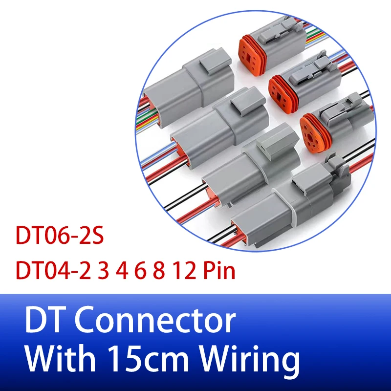 5-20-100Set-Deutsch-Style-DT-Connector-With-15cm-Wiring-Harness ...