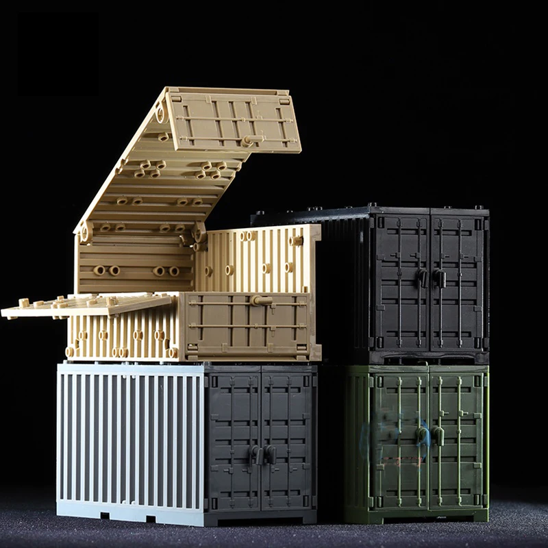 Simulation-Miniature-Container-Model-Granular-Building-Block-Toy-For ...