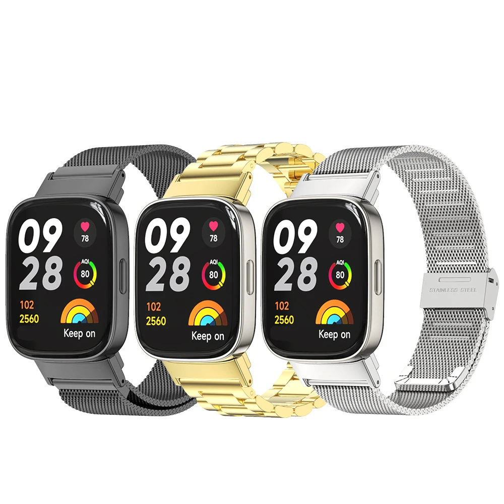 Metal-watch-strap-For-redmi-watch-3-Smart-Watch-Bracelet-For-Redmi ...