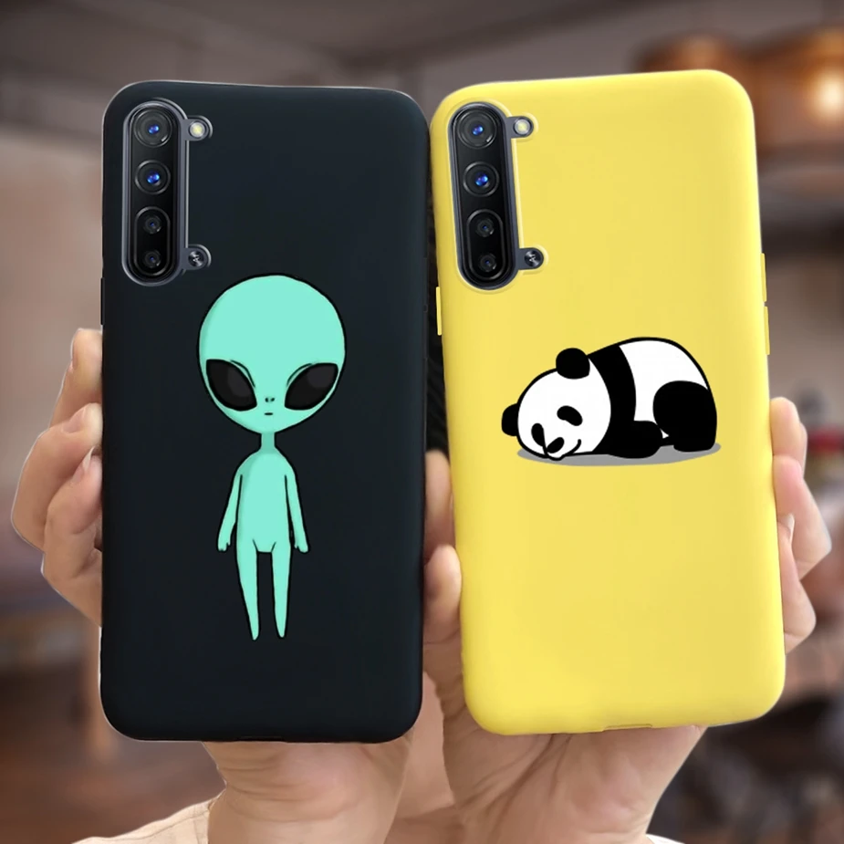 For-Oppo-Find-X2-Lite-Case-CPH2005-Cute-Alien-Panda-Cover-Soft-Silicone ...