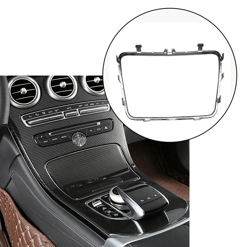 Center Console Panel Trim Chrome 2056830900 For MERCEDES BENZ C CLASS ...