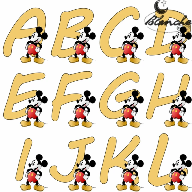 Mickey Mouse Letter Font