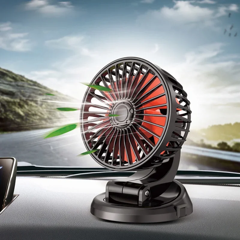 5V 12V 24V Car Fan for Dashboard Air Circulation Fans Multi-Angle ...