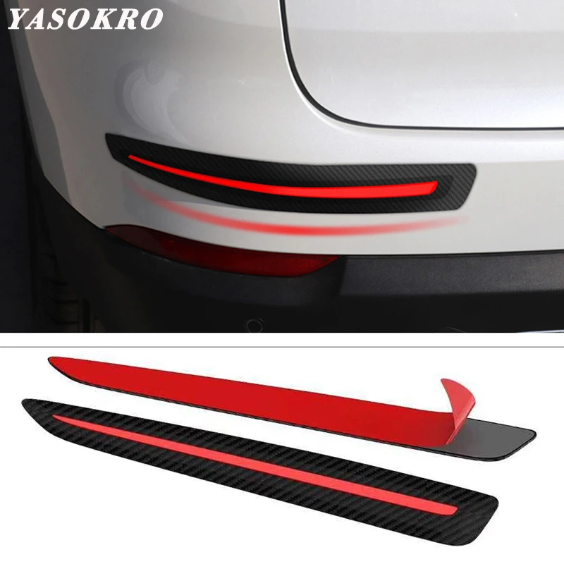 2pcs car anti-collision strip bumper anti-scratch strip sticker body ...