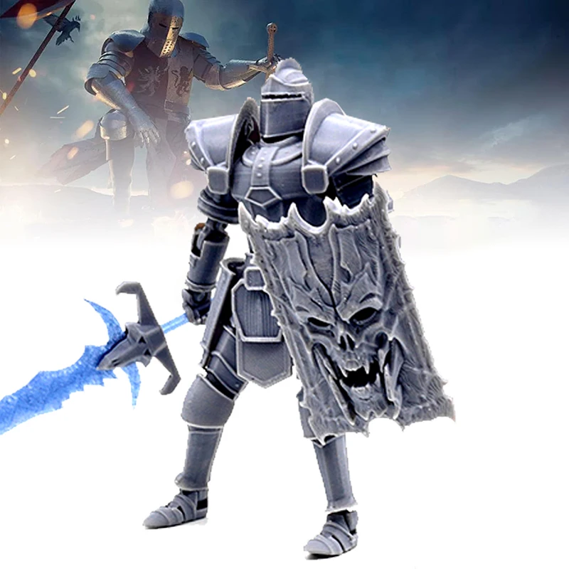 3D-Printed-Multi-Jointed-Movable-3D-Printed-Knight-Flexible-Knight ...