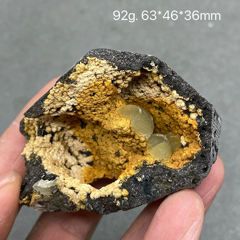 100% natural spherical calcite crystal cave crystal raw stone ore ...