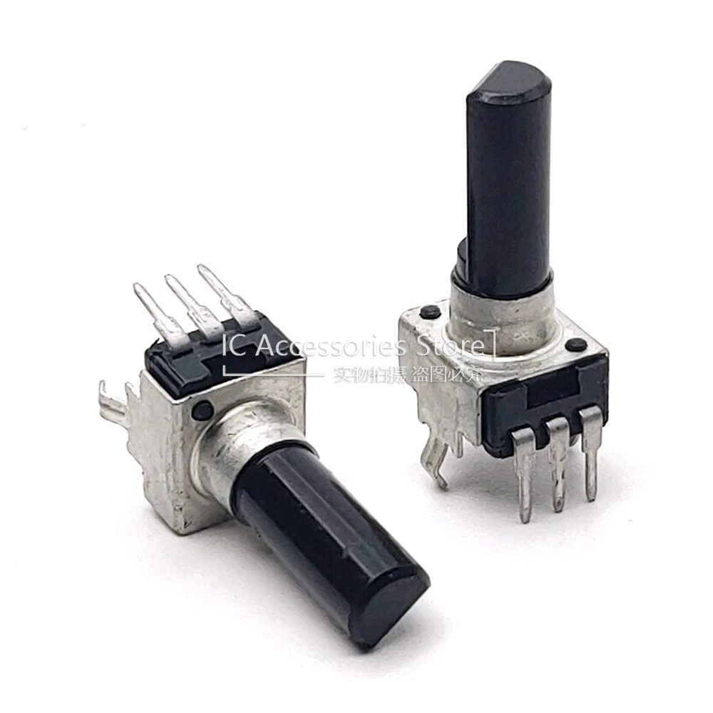 5PCS-R0902N-RV09-Type-Vertical-3Pin-Potentiometer-B1K-B2K-B5K-B10K-B20K ...