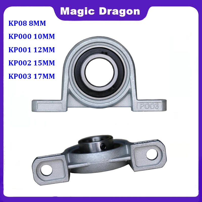 10pcs Zinc Alloy Diameter 8mm To 20mm Bore Ball Bearing Pillow Block ...